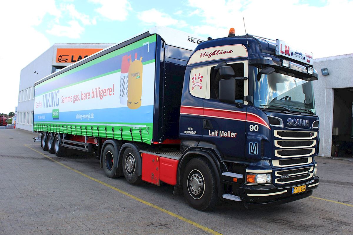 Lastas har leveret en ny Kel-Berg 3 akslet maxi flexi gardin trailer ...