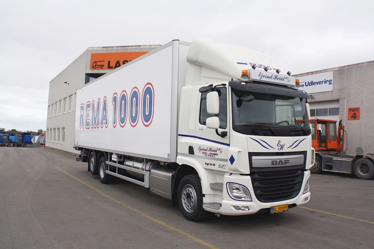Ny DAF CF 330 FAN Lamberet Low Noise til Vognmandsfirmaet Ejvind Hviid ...