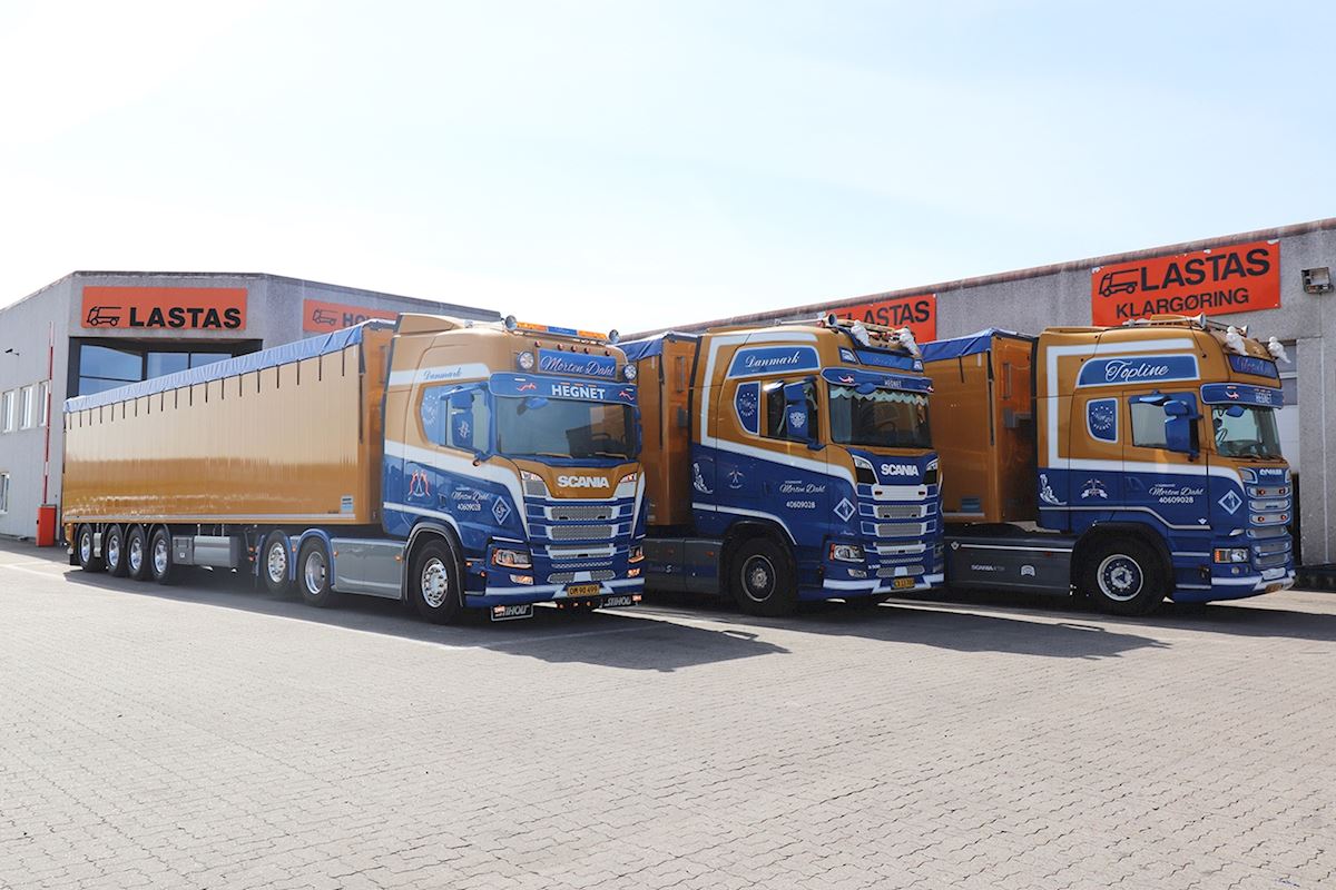3 super flotte Knapen 4 akslet Walking Floor trailere til Vognmand ...