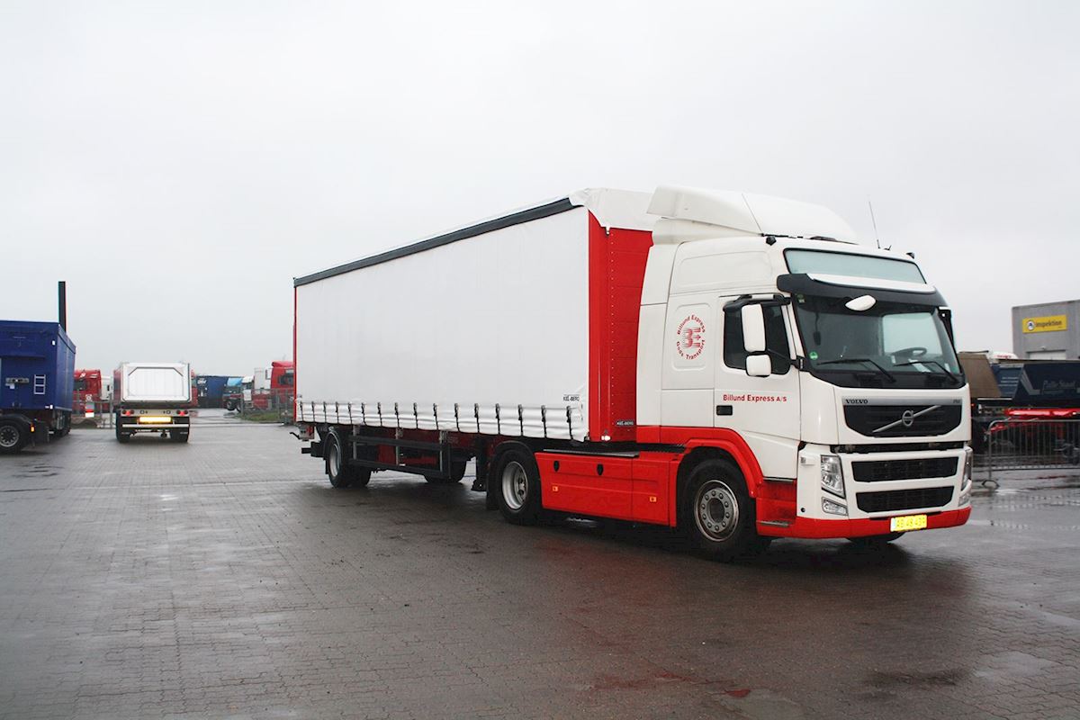 Fabriksny 1 akslet Kel-Berg city gardintrailer til Billund Express A/S ...